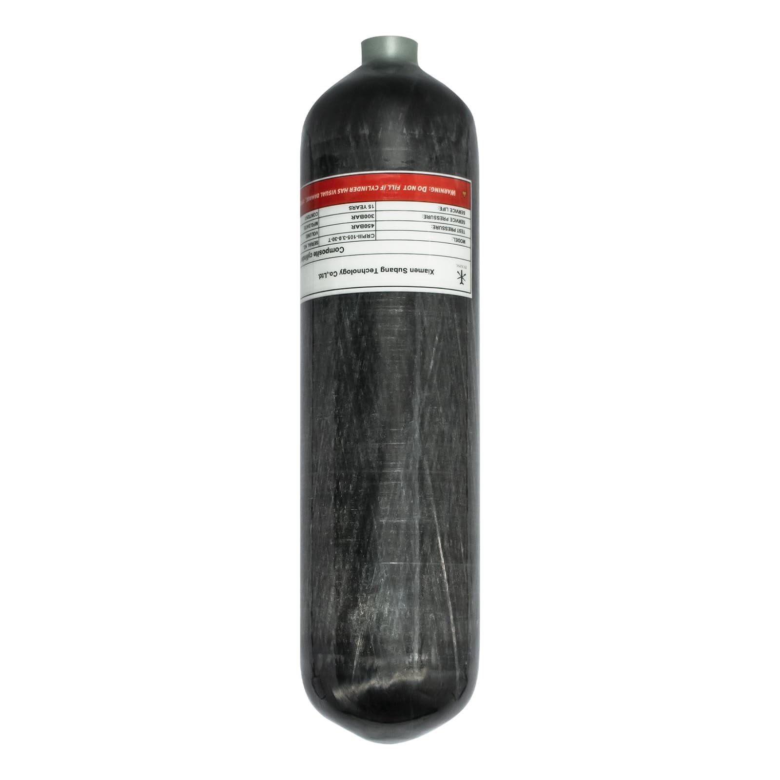 TUXING 4500Psi High Pressure Composite Cylinder, Carbon Fiber Air Tank ...