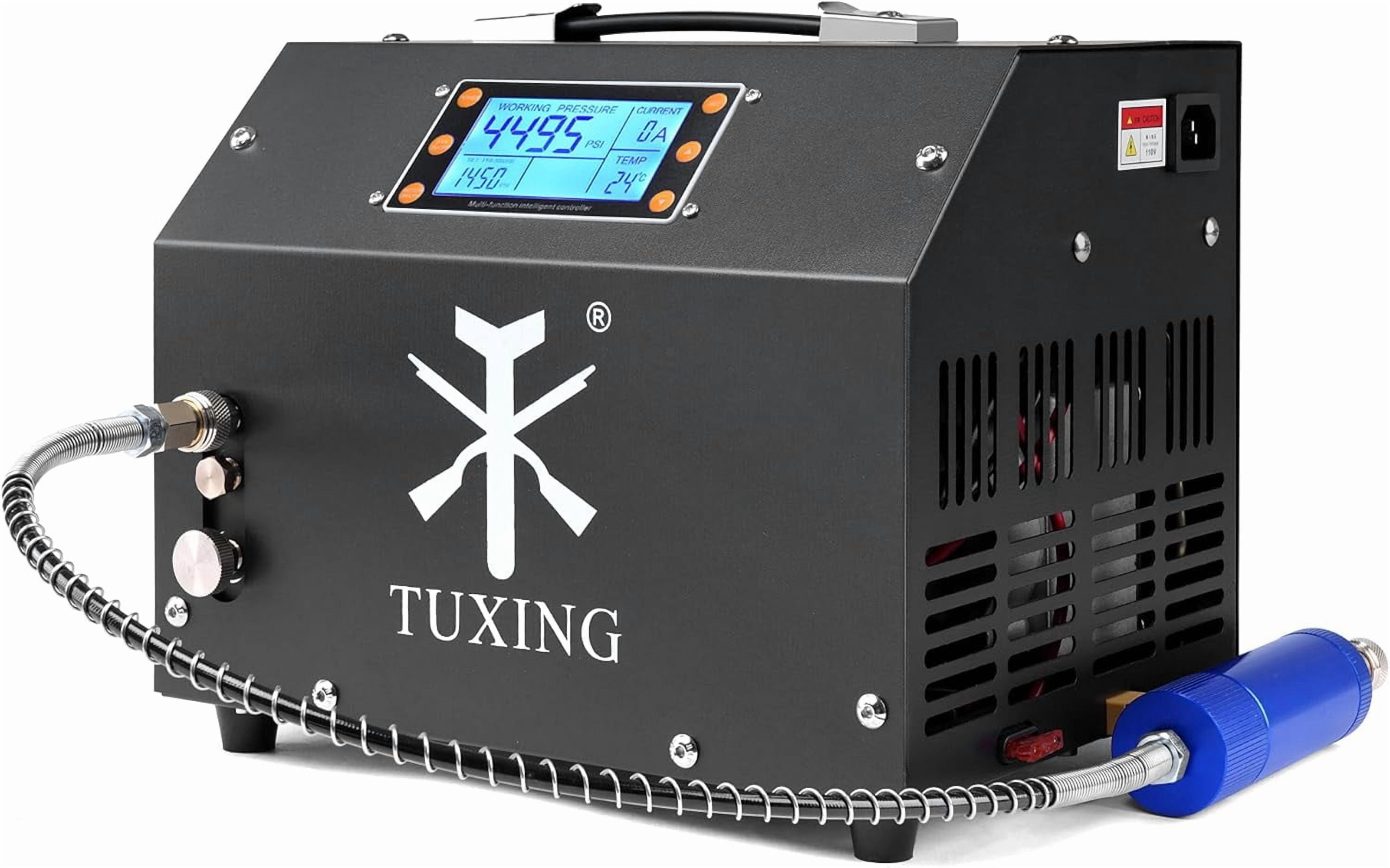 TUXING 4500Psi PCP Air Compressor,Air Compressor with Luminous LCD ...