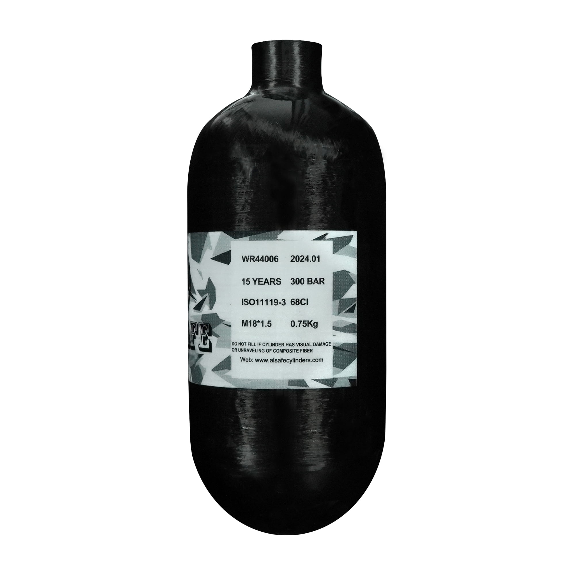 TUXING Carbon Fiber HPA Tank - 68Ci/4500Psi LITE, Gas Cylinder ...