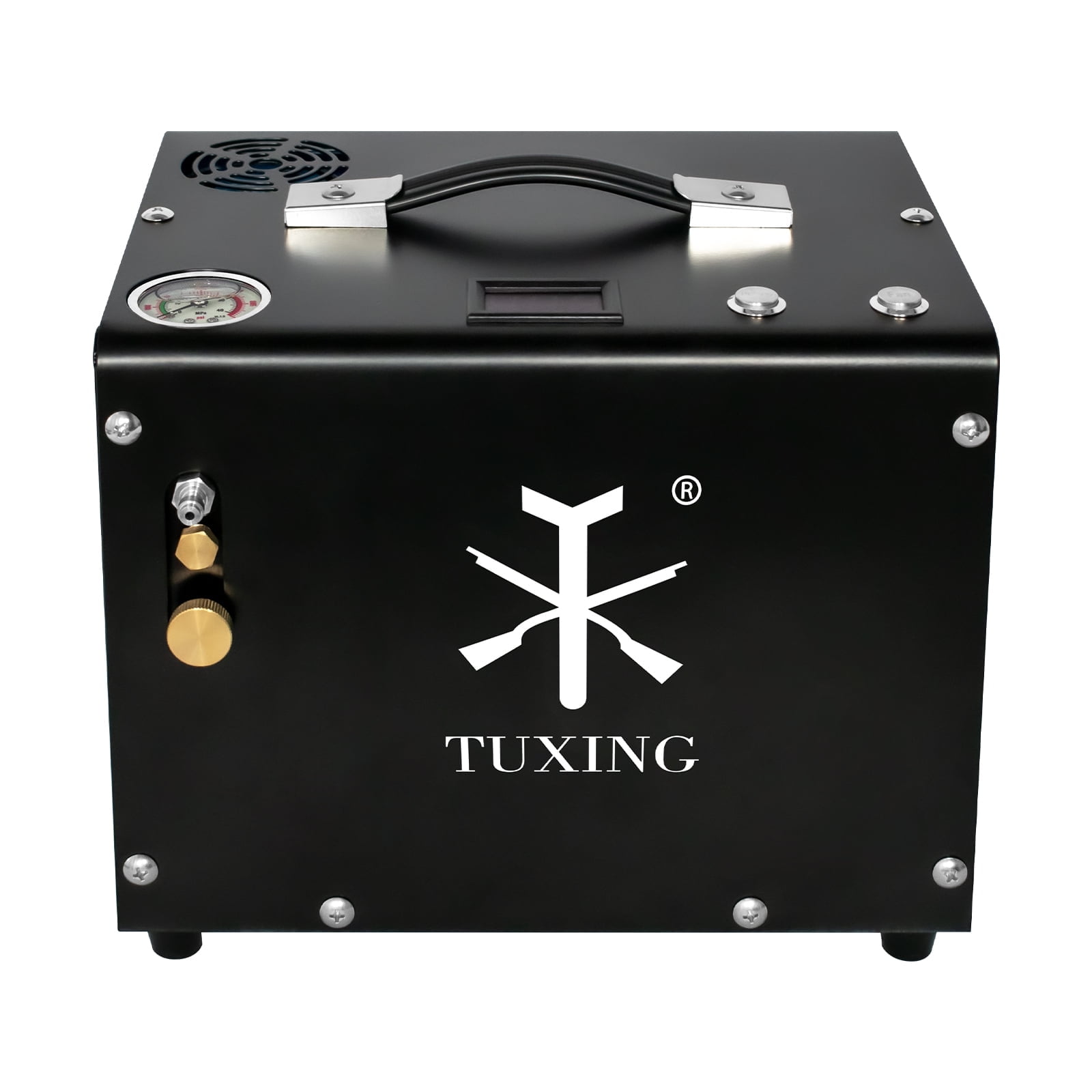 TUXING Pcp Air Compressor,4500Psi 30Mpa,Built-in Transformer/Drain ...