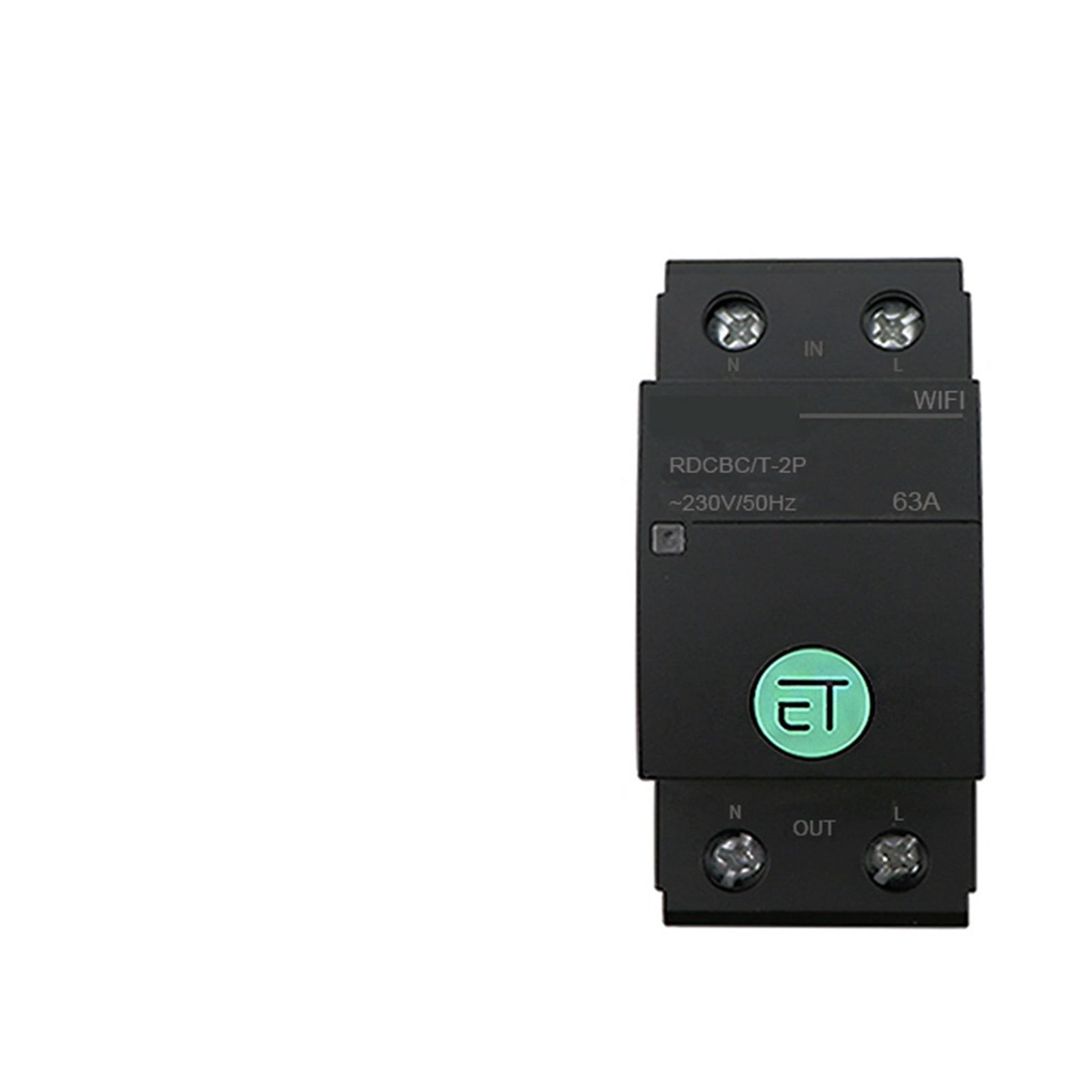 TUYA 1P+N Smart Circuit Breaker Voltage Energy Power KWh Meter Time ...