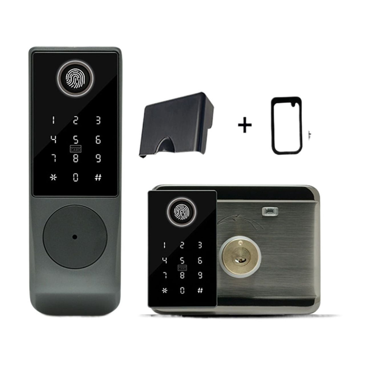 TUYA Fingerprint Magnetic Card Password Key Remote Unlock Courtyard ...