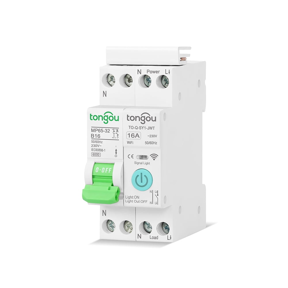 TUYA MCB WIFI Smart Circuit Breaker With Metering 1P 32A DIN Rail for ...