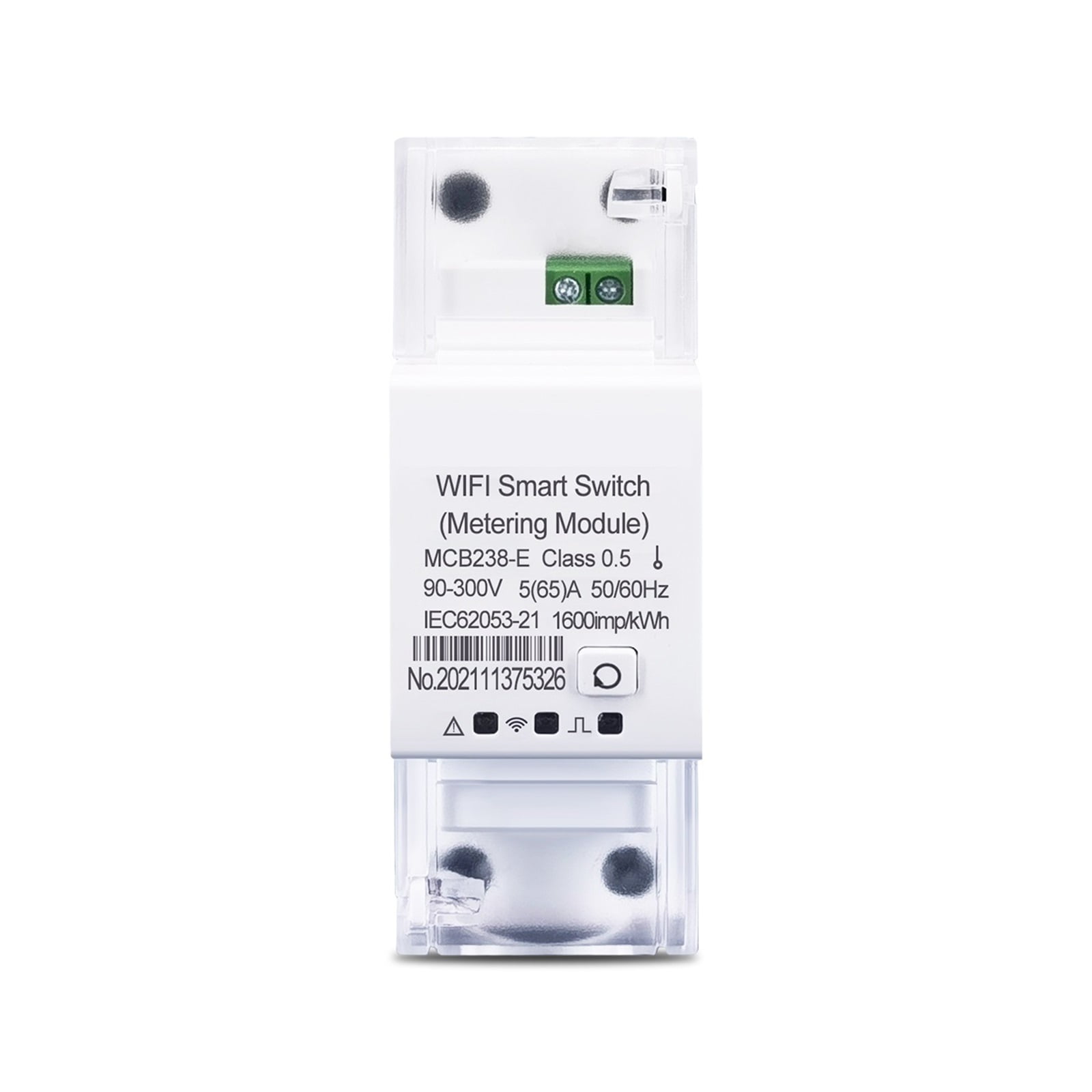 TUYA Single Phase Smart Switch Energy Meter Kwh Metering Monitoring ...