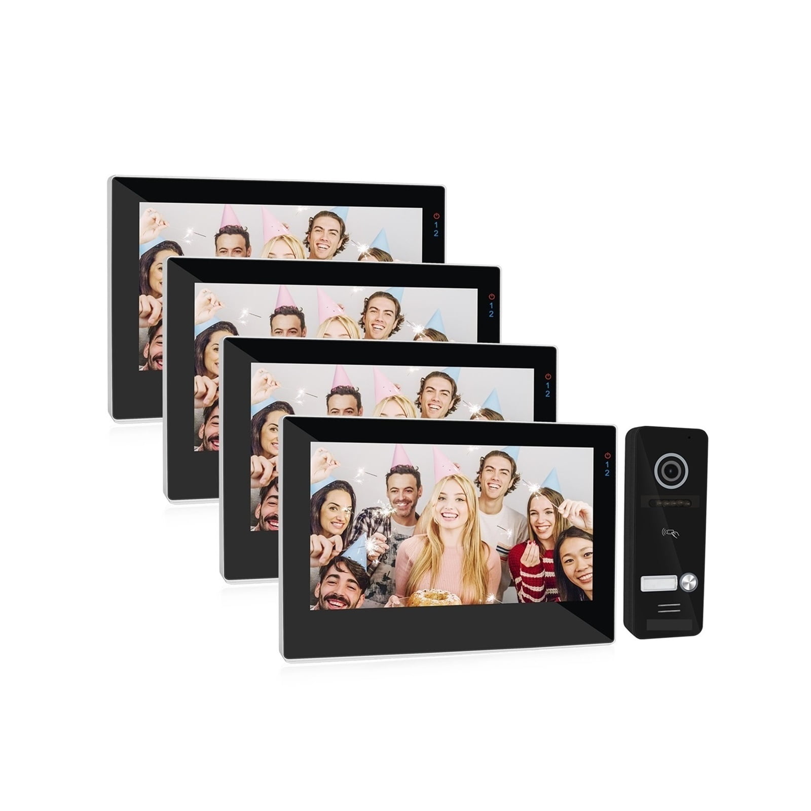 TUYA Video Doorphone Doorbell Intercom 7 Inch 1080P Touchscreen Monitor ...