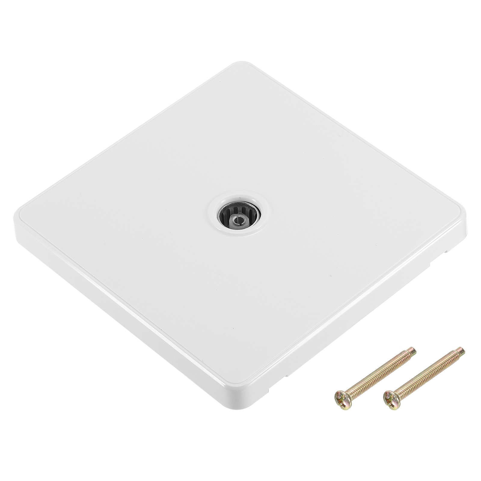 TV Aerial Socket Wall Panel Single Gang White PC 88x86mm for Coaxial ...