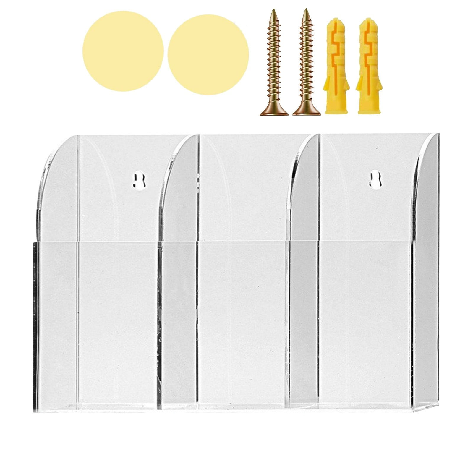 TV Air Conditioner Remote Control Holder Acrylic Wall Mount TV ...