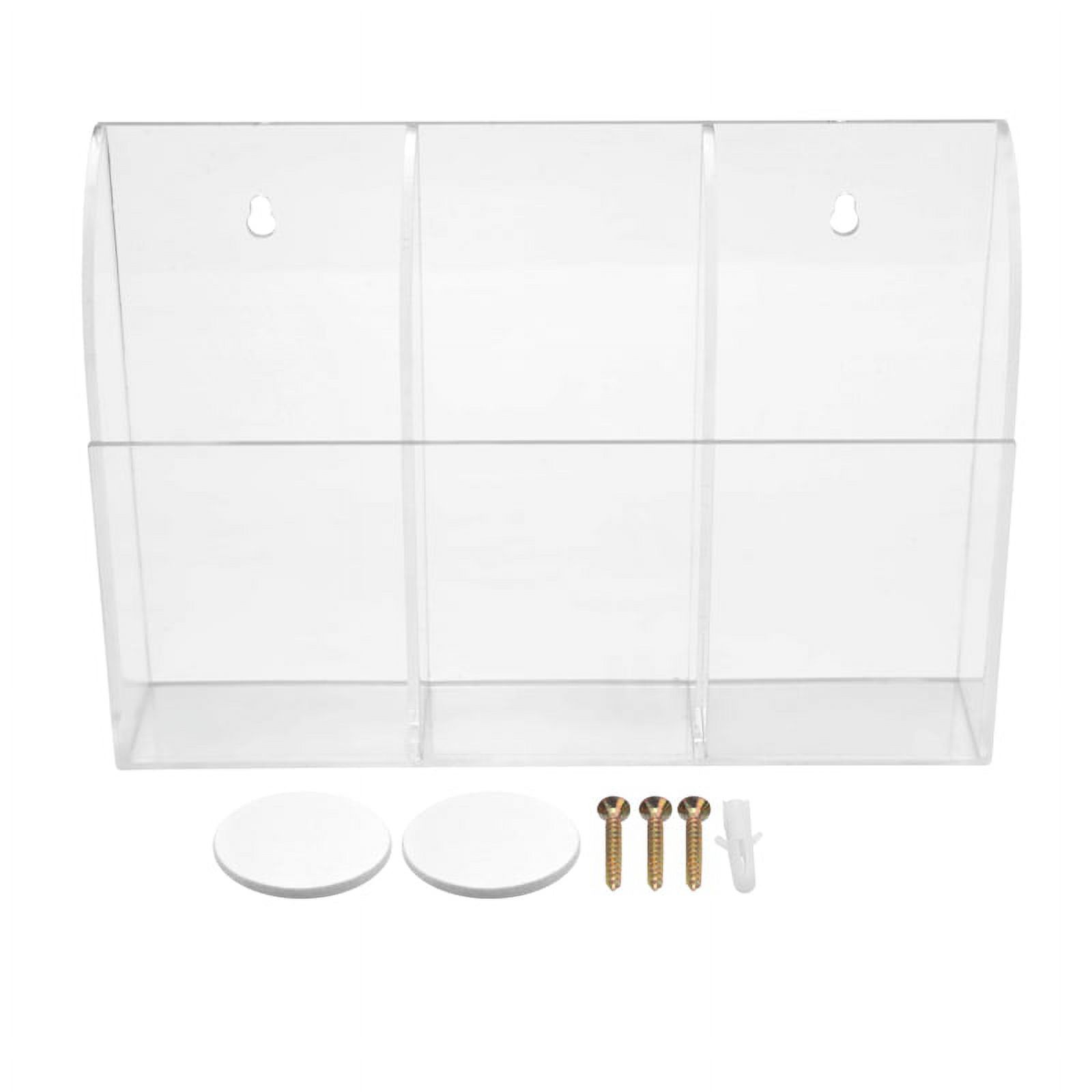 TV Air Conditioner Remote Control Holder Case Acrylic Wall Mount ...