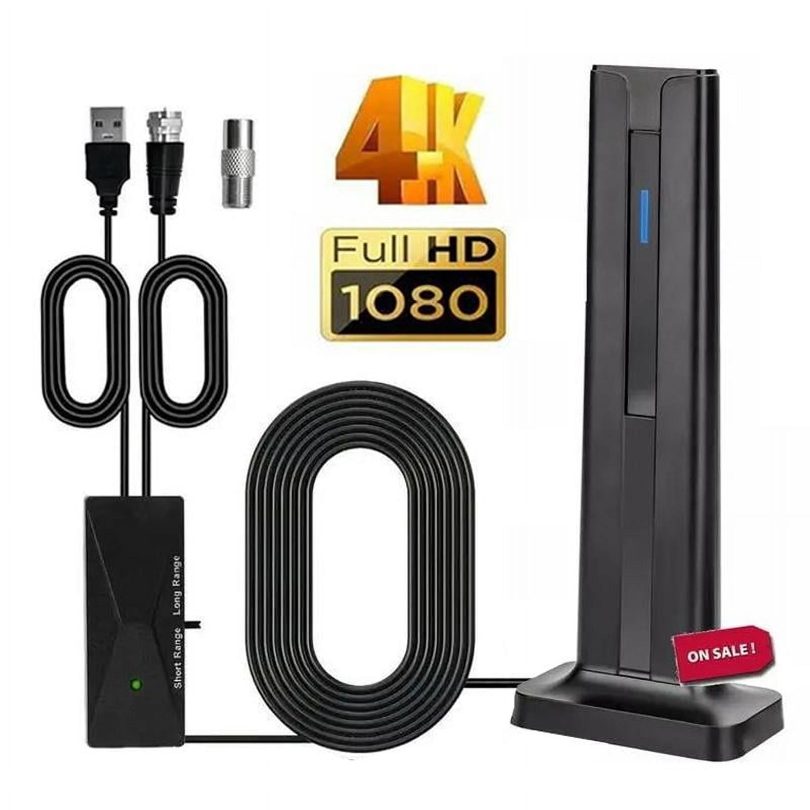 TV Antenna Digital HD Antena Indoor HDTV 1080P 4K Long Range ...