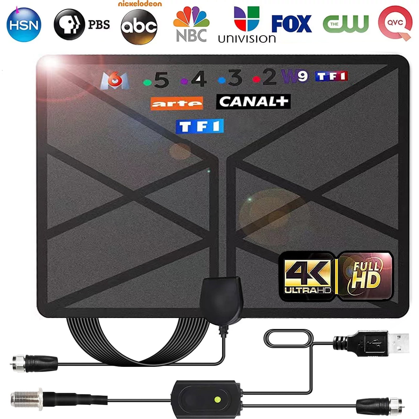 2023 Updated HDTV Antenna - 4K 1080P, 1000 Miles Range, Digital with ...