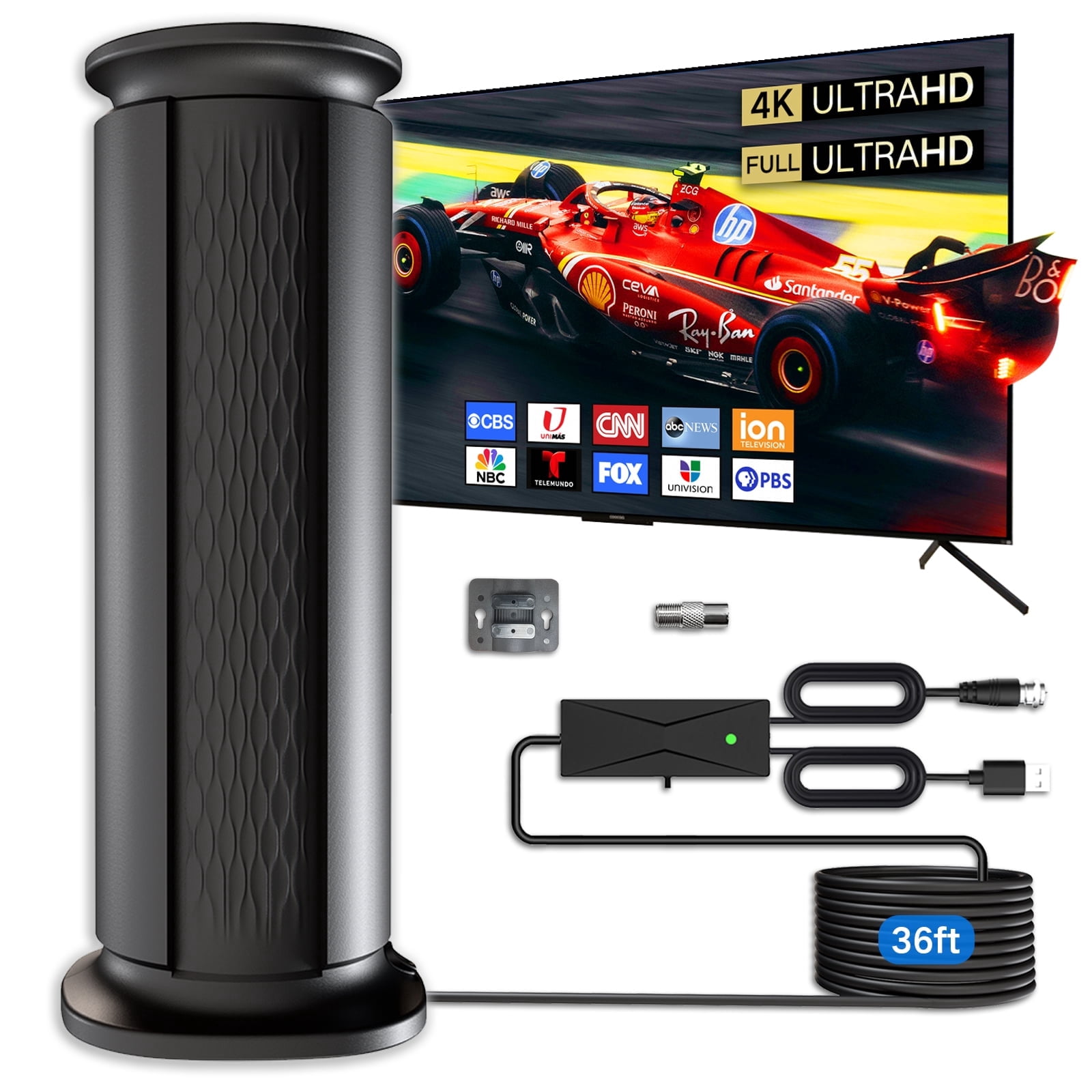 TV Antenna for Smart TV Indoor, Digital Antenna for Local Channels ...