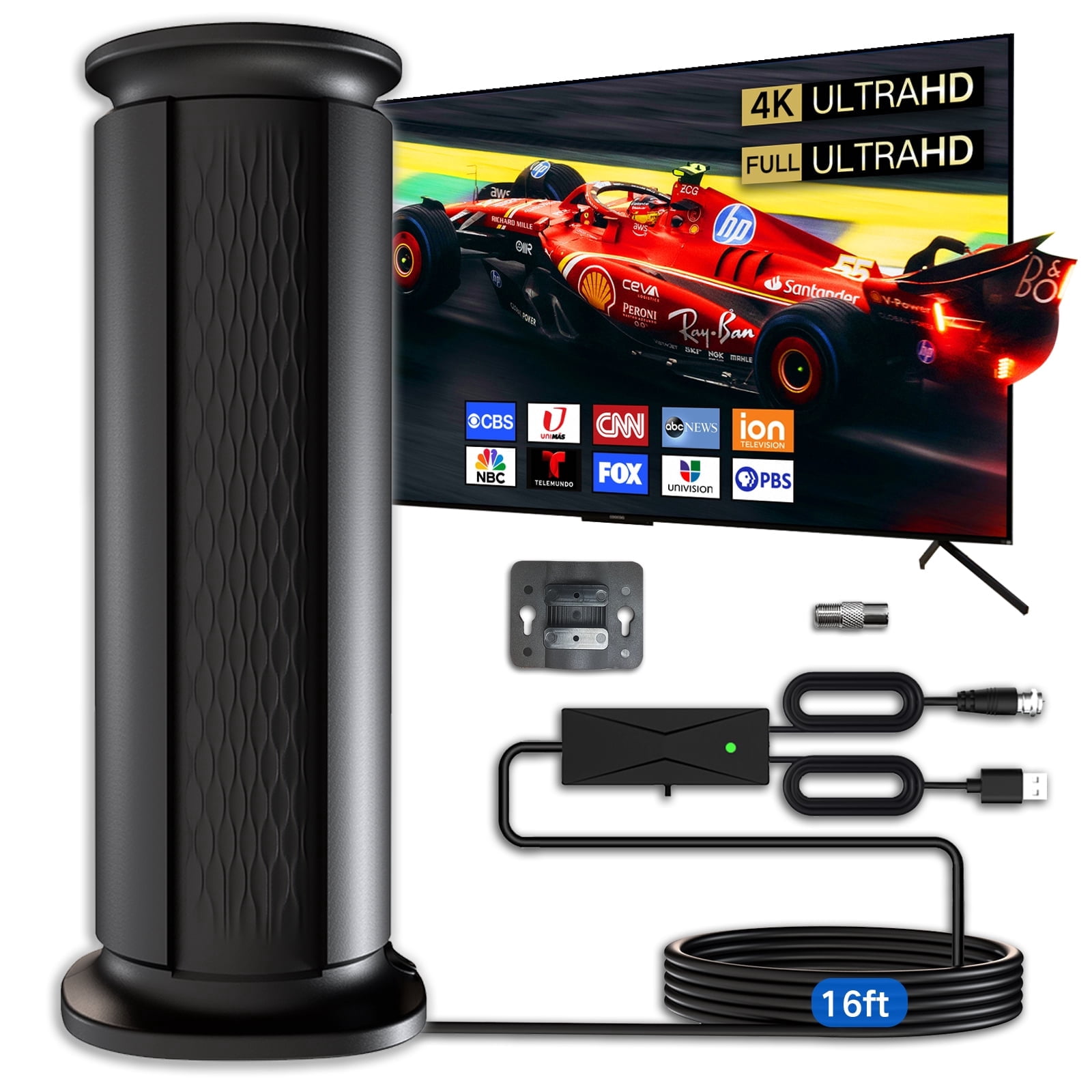 TV Antenna for Smart TV Indoor, Digital Antenna for Local Channels ...