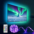 TV Backlight LED Strip Lights (40-60 Inch) - 16 Colors RGB LED Lights ...