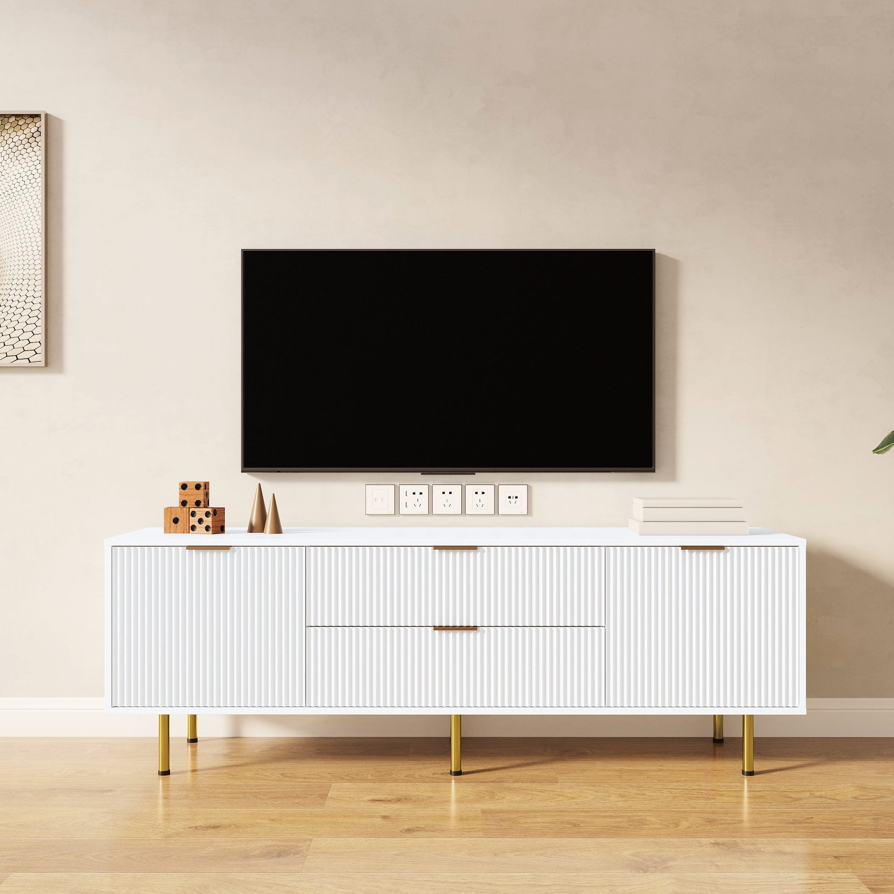 TV Cabinet for Living Area+Good Load-Bearing”-“Movie Nights+Safe TV ...
