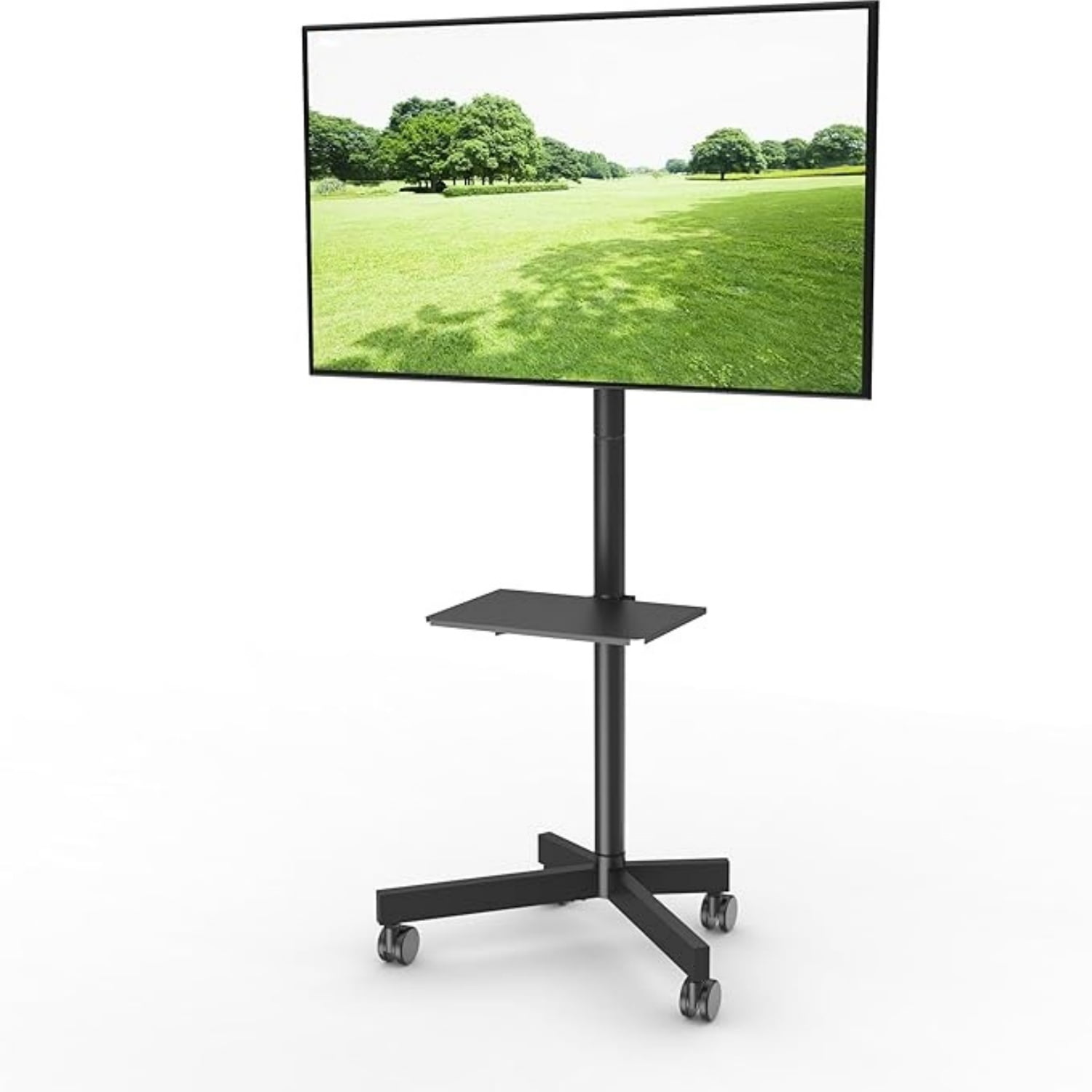 TV Cart for 23-60 Inch Flat Screen & Curved TVs, Mobile TV Stand with ...