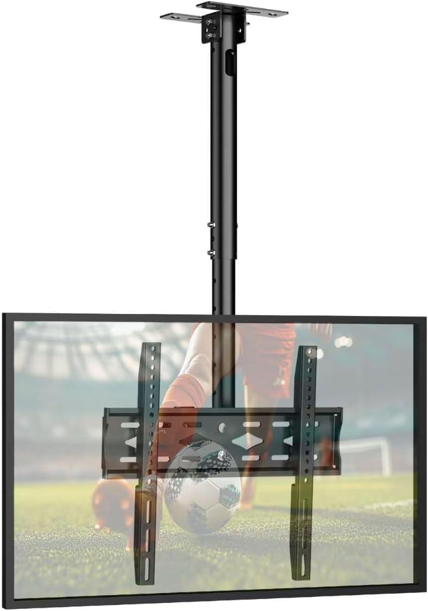 TV Ceiling Mount for 26-68 inch Flat Screen Fits Most LCD LED OLED TVs ...