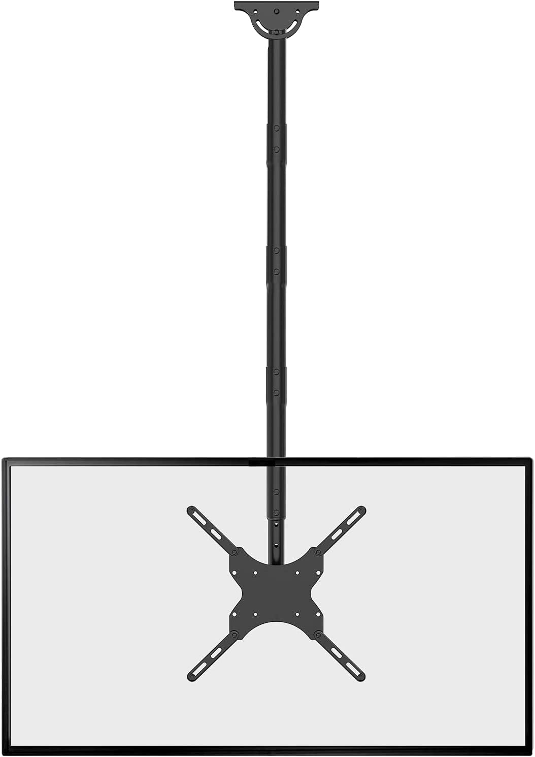 TV Ceiling Mount Adjustable Bracket Fits Most LED, LCD, OLED and Plasma ...
