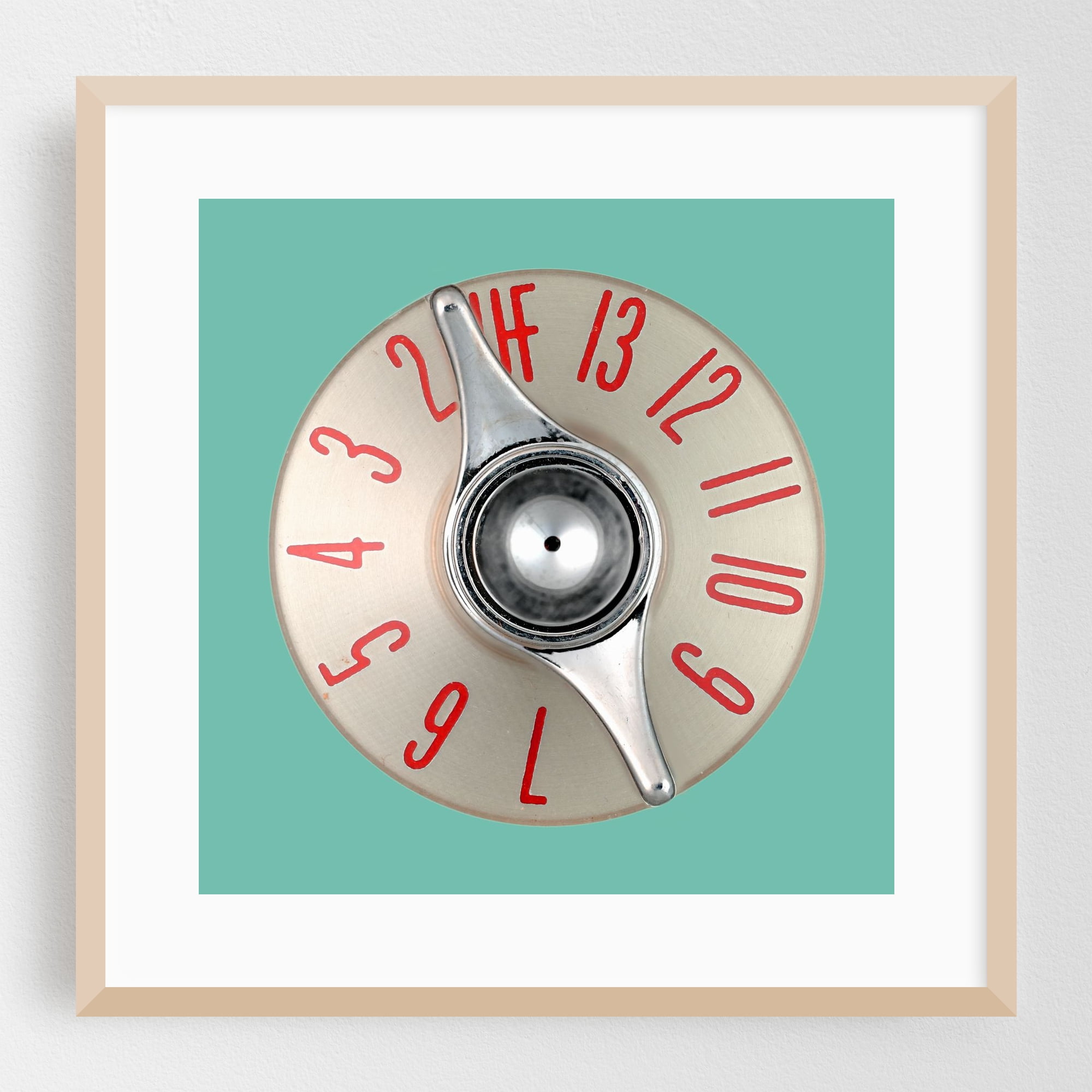 TV Channel Knob - Photography Vintage Retro Mid-Century Modern ...