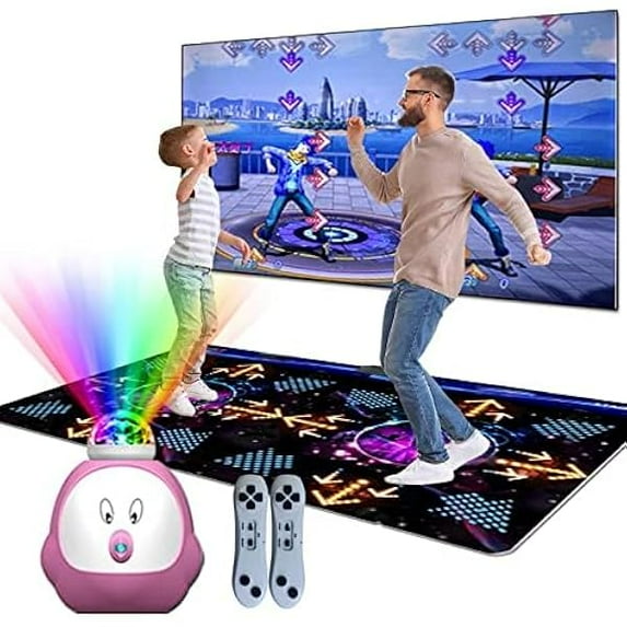 TV Dance Mat for Kids, Musical Dance Step Pad with 100+ Games, 200 ...