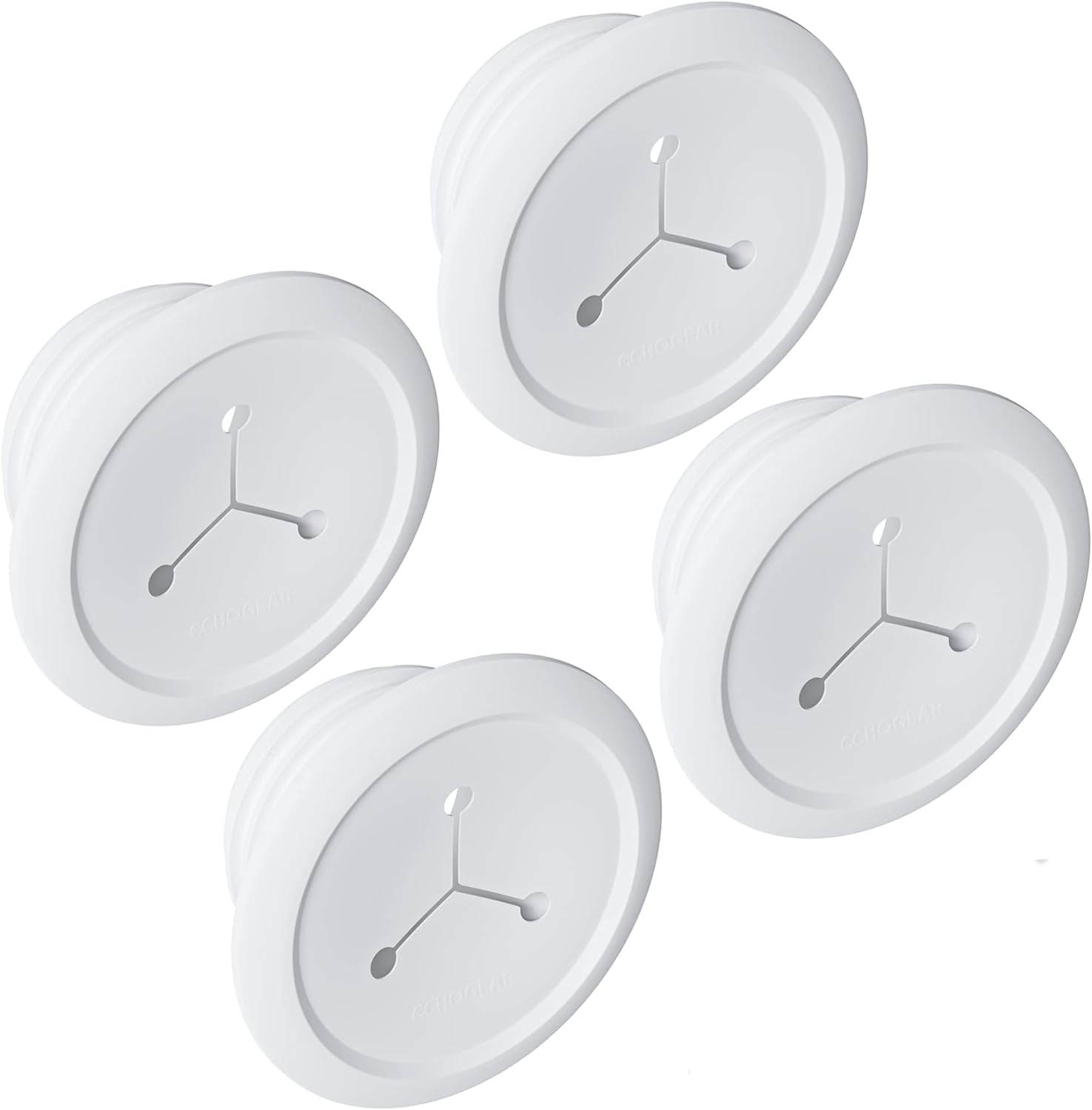 TV & Desk Cable Management - 2.25" Mini Cord Hider Conceals 3 Low ...