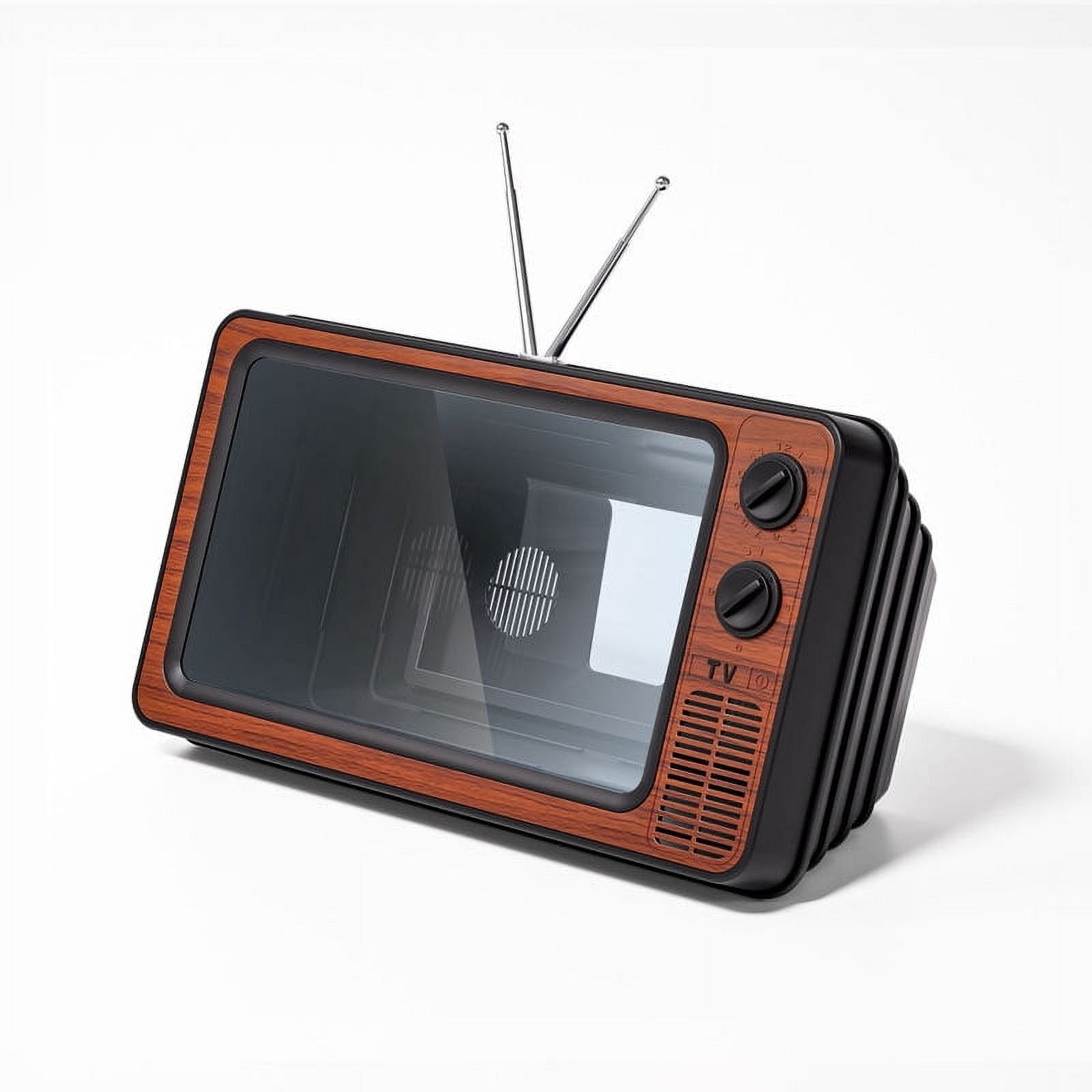 TV Desktop mobile phone stand creative retro TV mobile phone screen ...