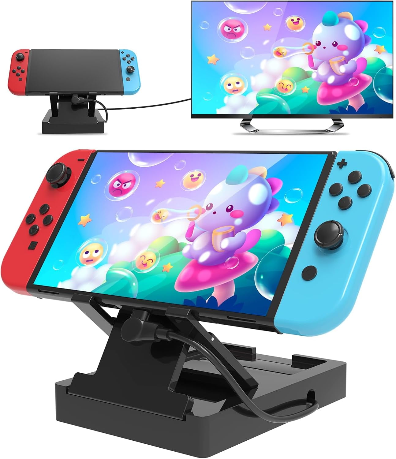 TV Docking Station for Switch,Portable Switch Charging Dock Docking ...