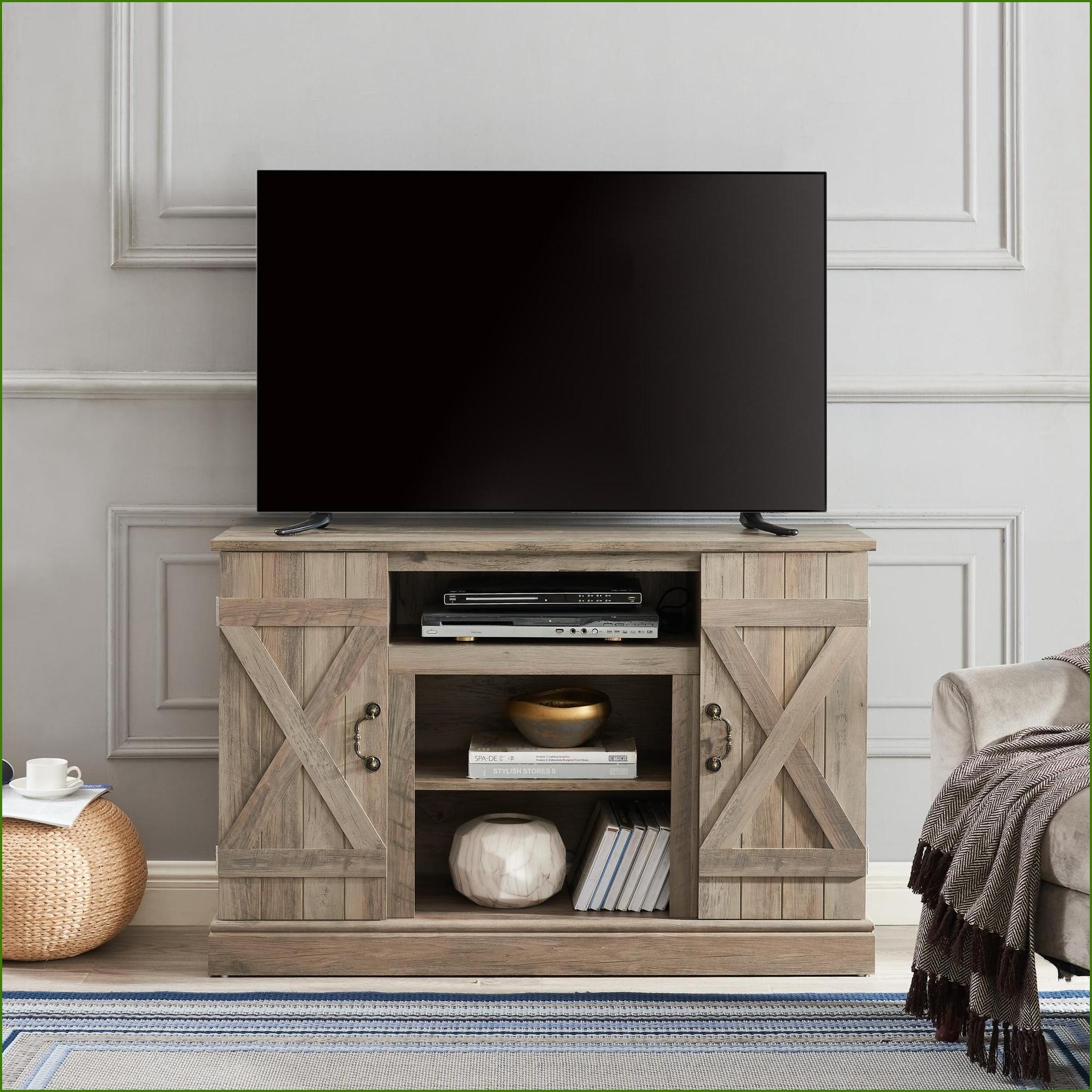 TV Furniture | Farmhouse 47” Gray Wash TV Stand for 50” TVs with ...