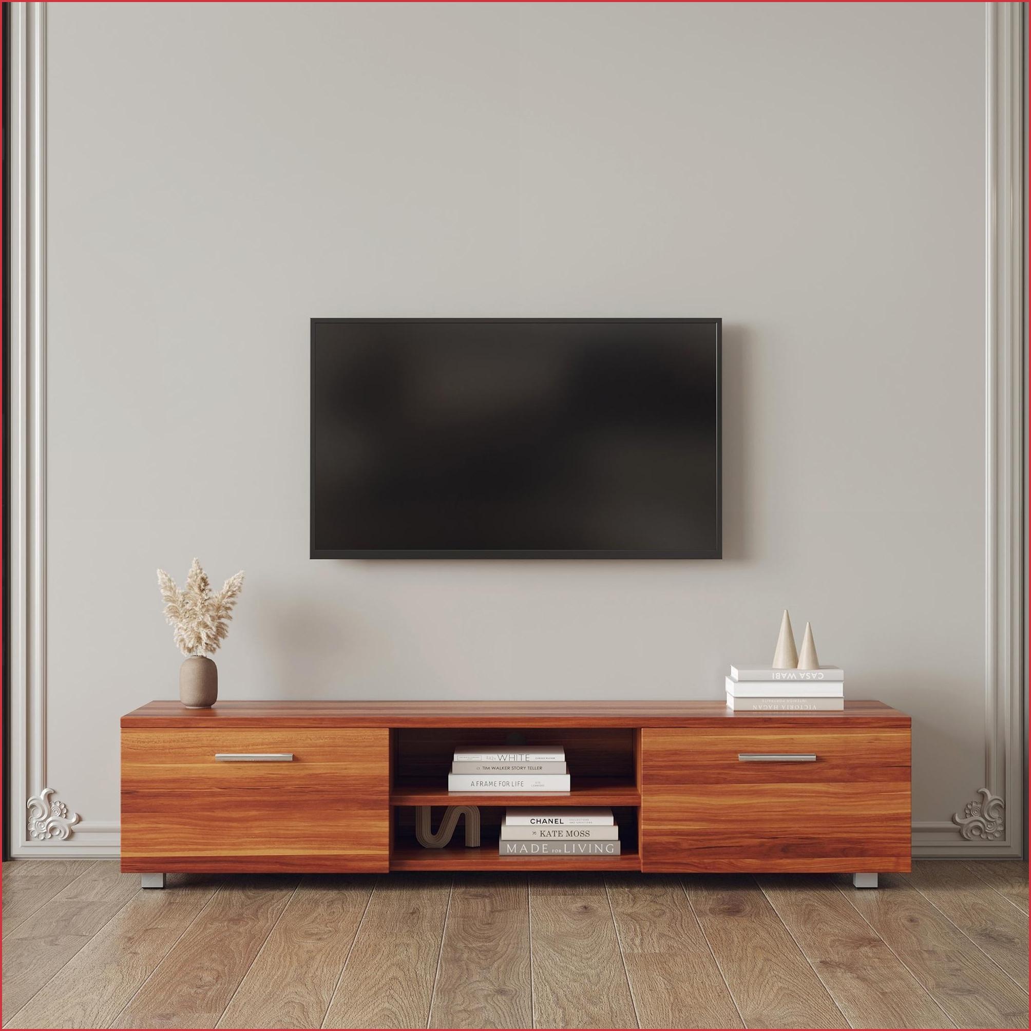 TV Furniture | Mid-Century Walnut TV Stand with Storage | Fits Up to 70 ...