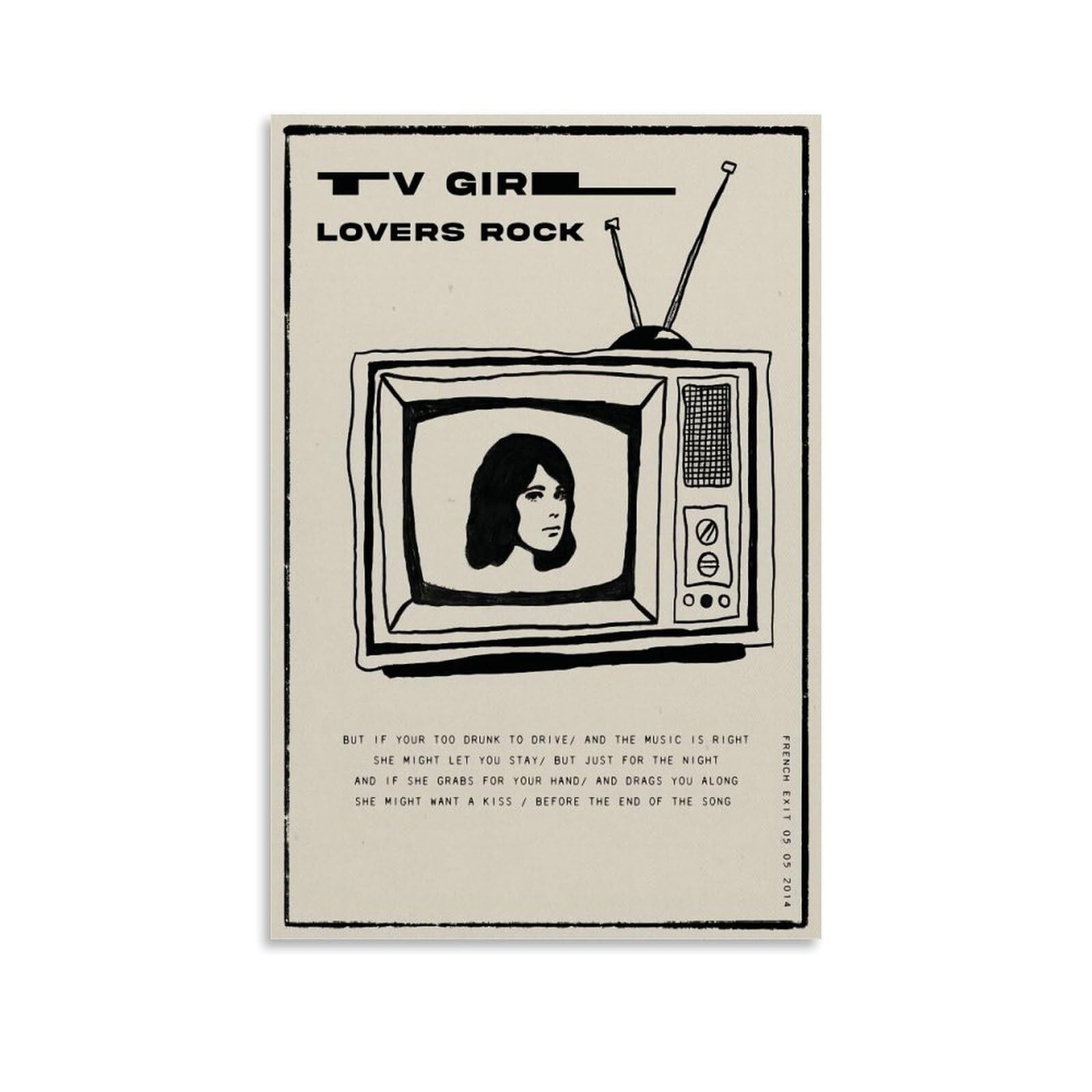 TV Girl Lovers Rock Music Album Cover Poster Wall Art Decor Canvas Wall ...