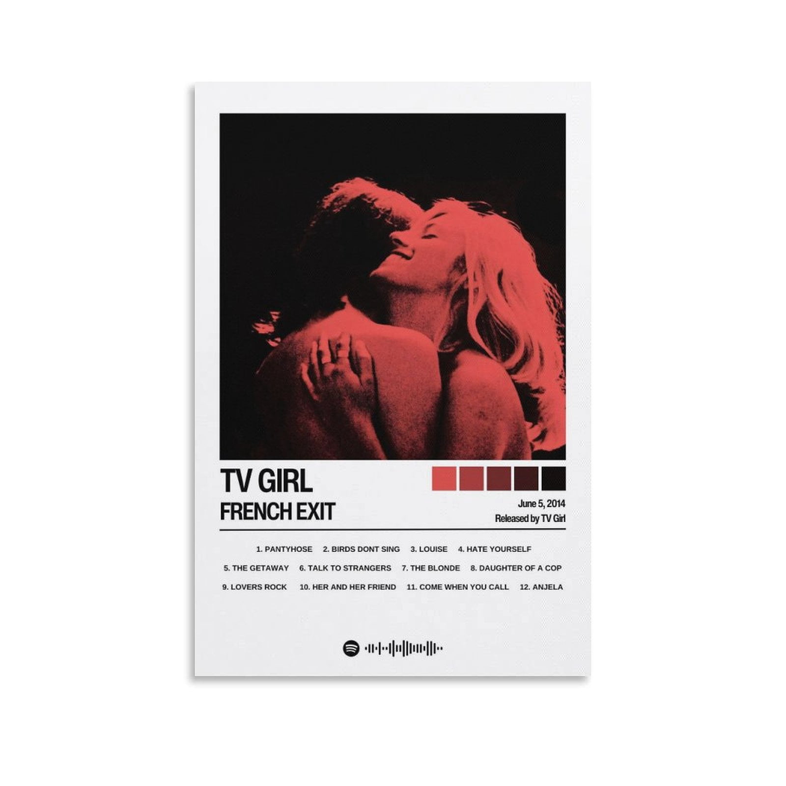 TV Girl Music Poster Indie Pop Band French Exit Music Album Posters (4 ...