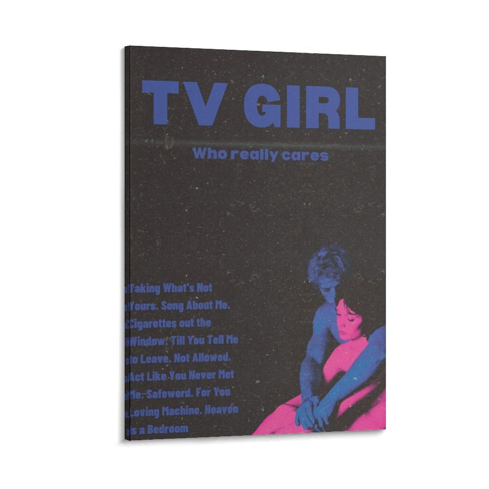 TV Girl Music Poster Indie Pop Band Who Really Cares Music Album ...