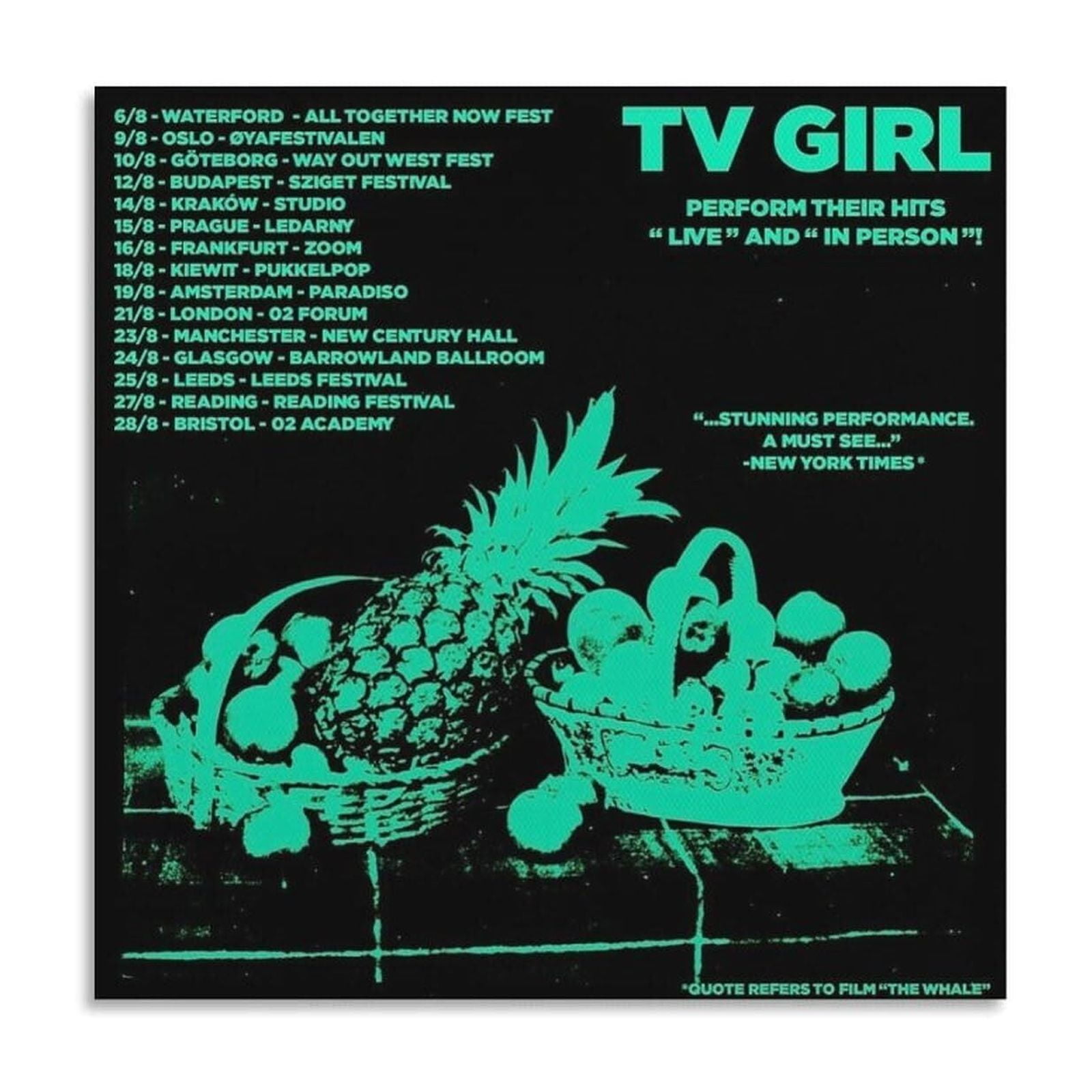 TV Girl Poster 3 Canvas Poster Wall Art Picture Prints Hanging Photo ...