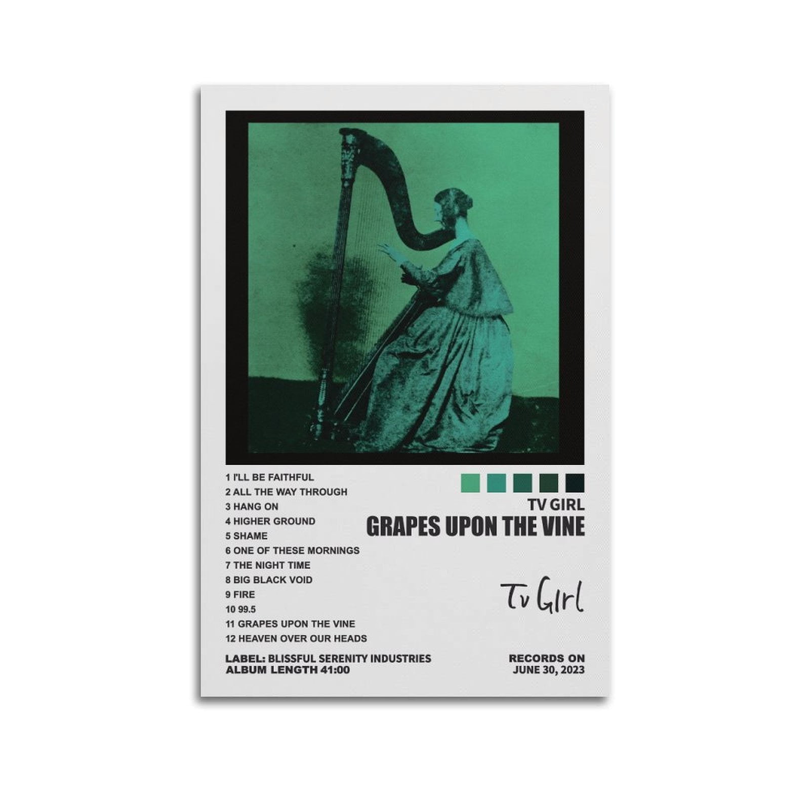 TV Girl Poster Grapes Upon The Vine Album Cover Posters Anime Star ...