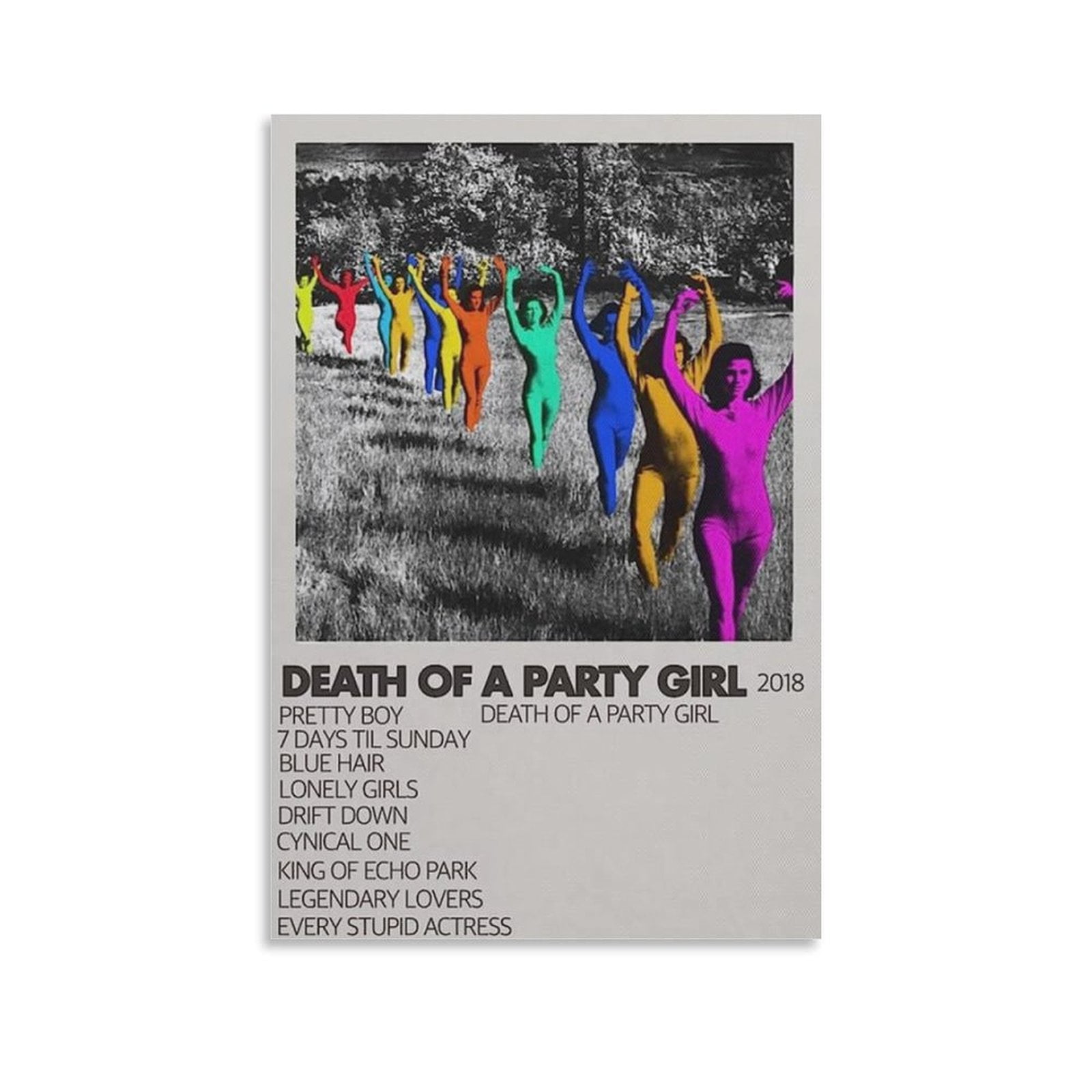 TV Girl Poster Indie Pop BandDeath of A Party Girl Music Album Posters ...