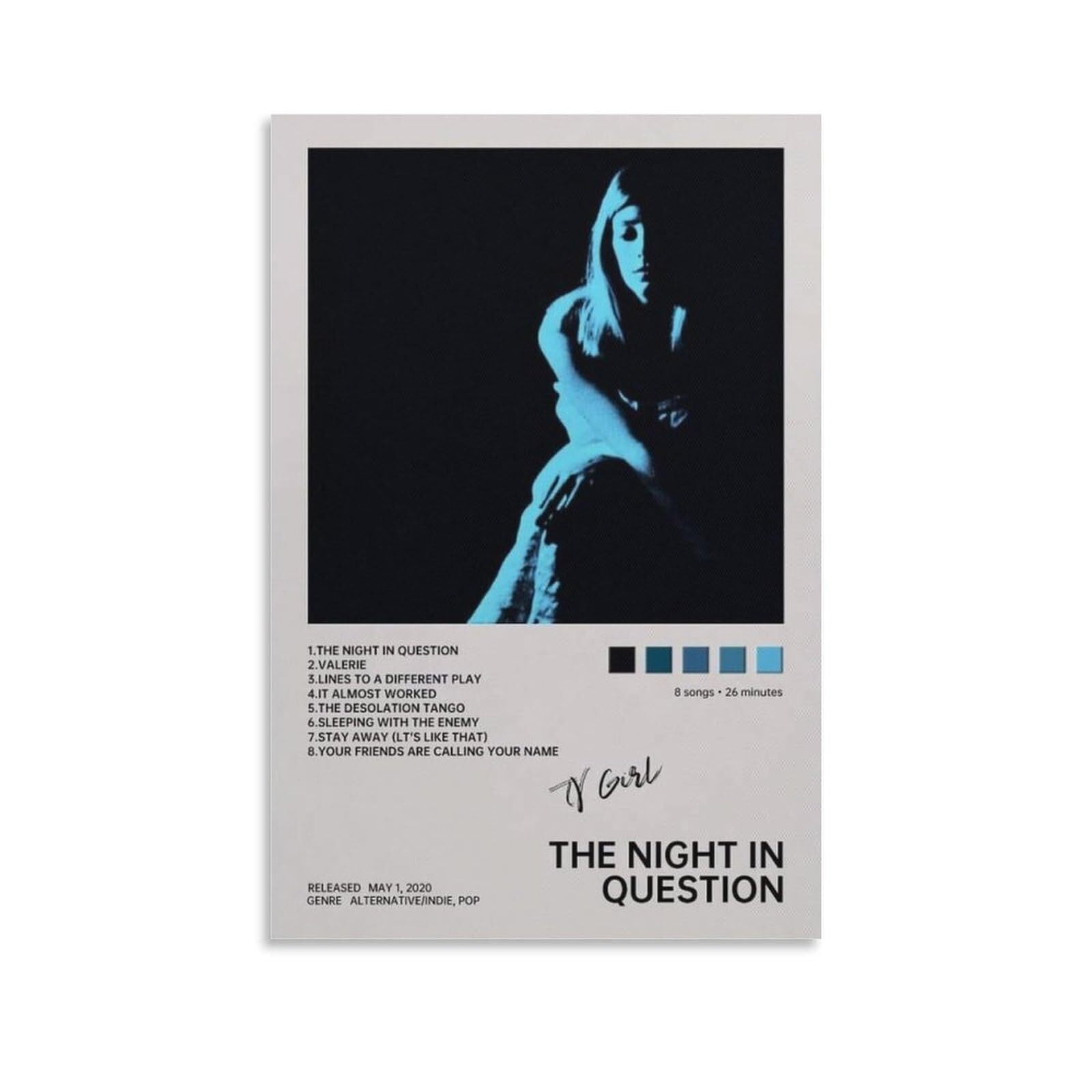 TV Girl Poster The Night in Question Wall Art Picture Painting Poster ...