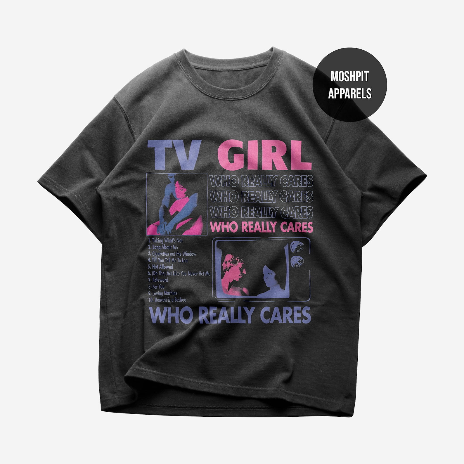 TV Girl T-Shirt - Pop Music Shirt - Who Really Cares Album Shirt ...
