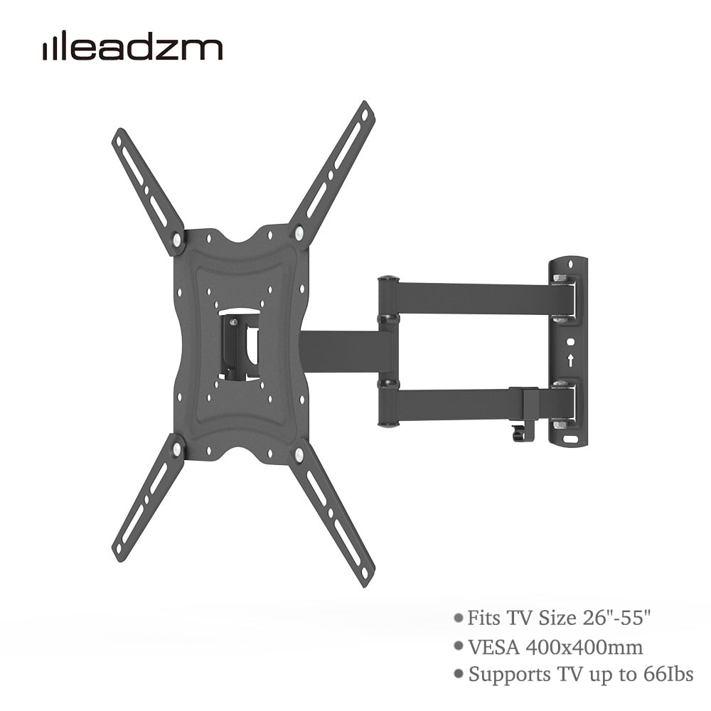 TV Monitor Wall Mount Bracket Articulating Arms Swivel Tilt Extension ...