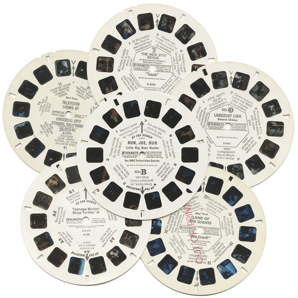 TV & Movies in 3D - 6 Vintage Reels - Lancelot Link, Teenage Mutant ...