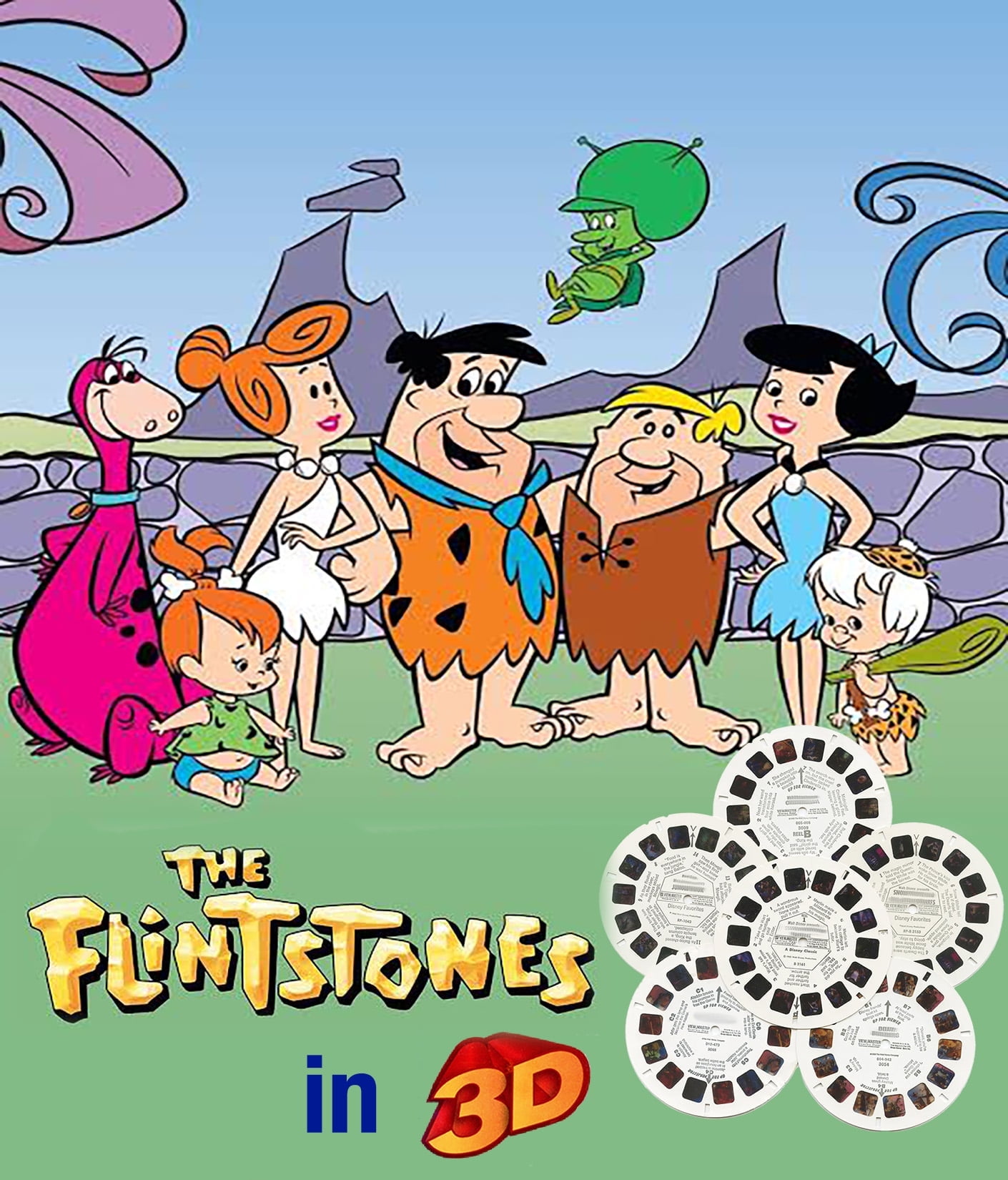 View-Master Little Red Hen, Huckleberry Hound, Flintstones, Mighty ...