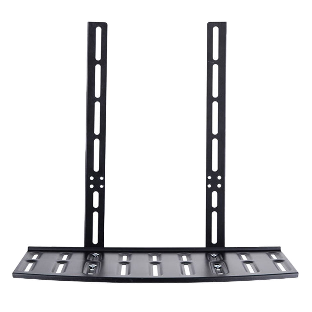 TV Set top Box Holder No Drill Router Shelf Storage Black Rack ...