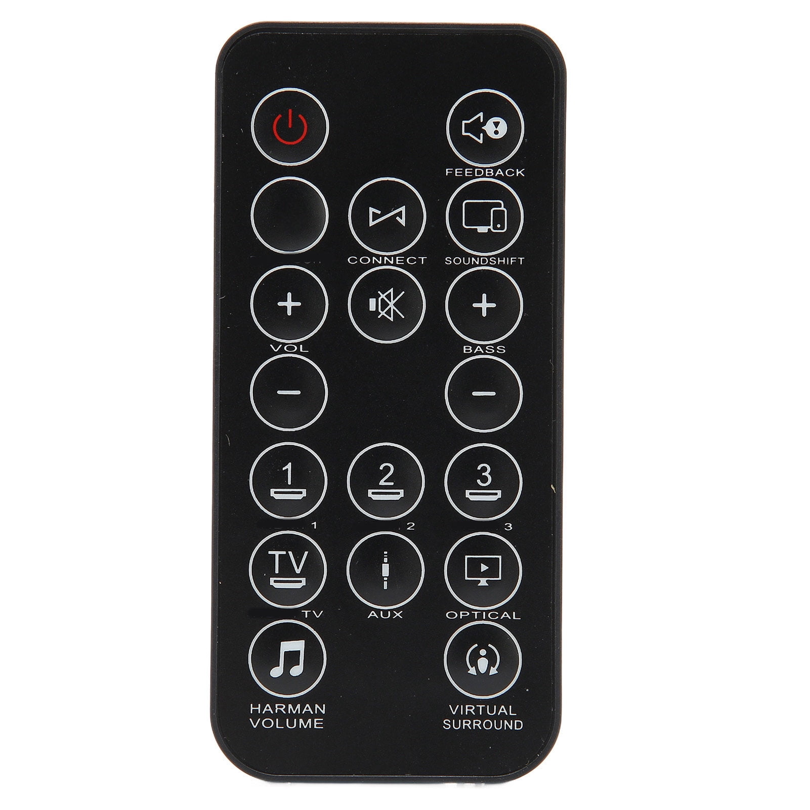 TV Remote Control ABS Replacement Smart Television Remote Compatible ...