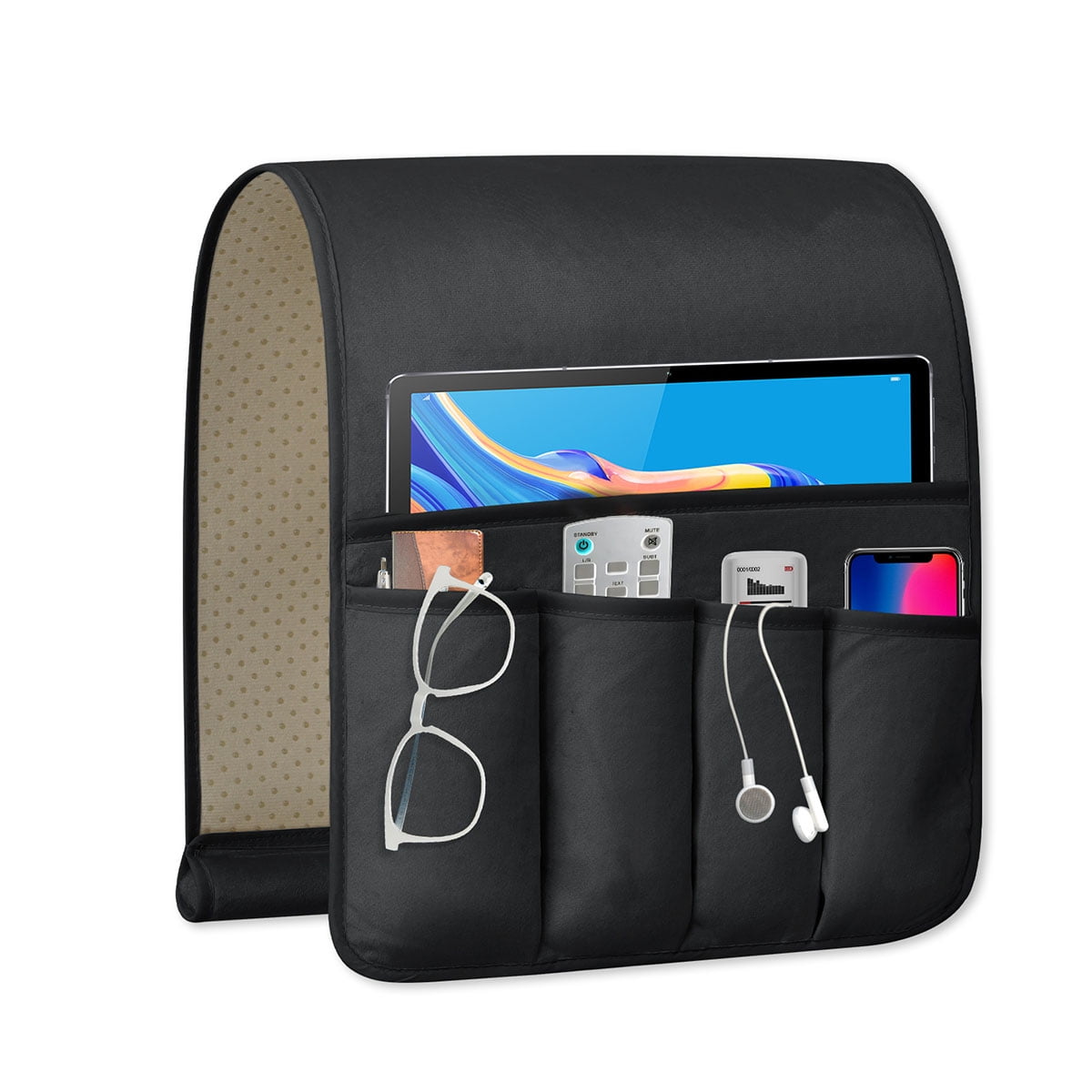 WETRBWEH TV Remote Control Holder Couch Caddy, Non-Slip Arm Chair ...