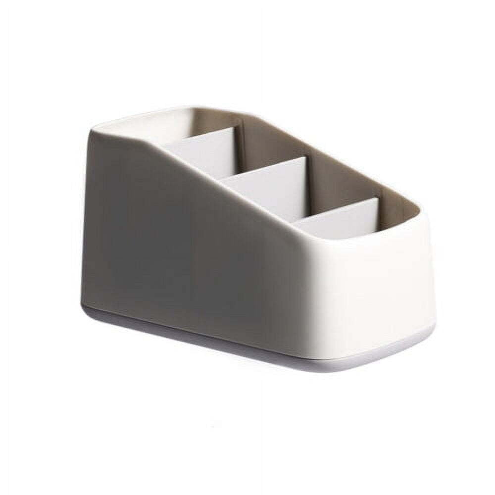 TV Remote Control Holder Organizer Box with 4 Compartments Remote Caddy ...