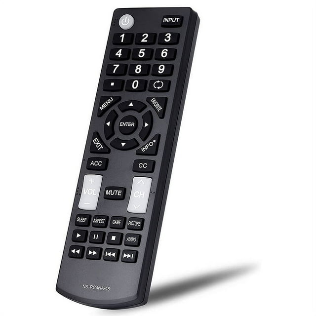 Insignia NS-RC4NA-18 Universal TV Remote Control for All LED LCD HDTV ...