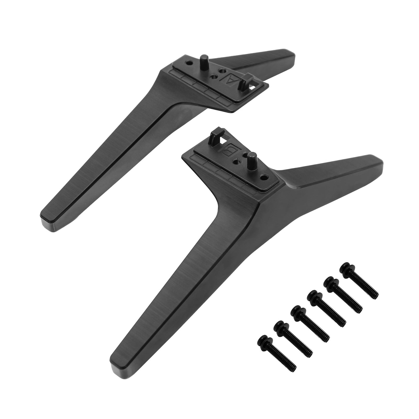 TV Replacement Legs Base Feet Plastic TV Stand Mount with Screw ...