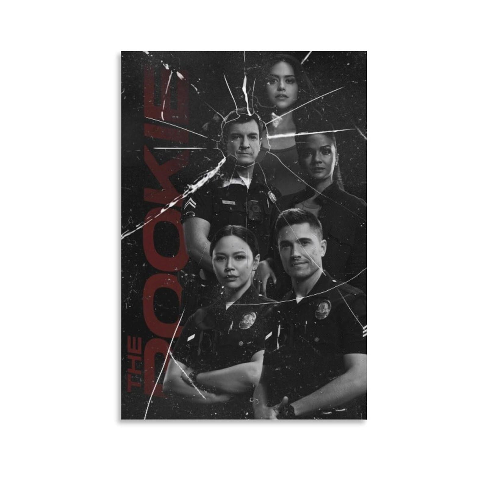 TV Series Poster The Rookie Poster 2 Canvas Poster Wall Art Bedroom ...