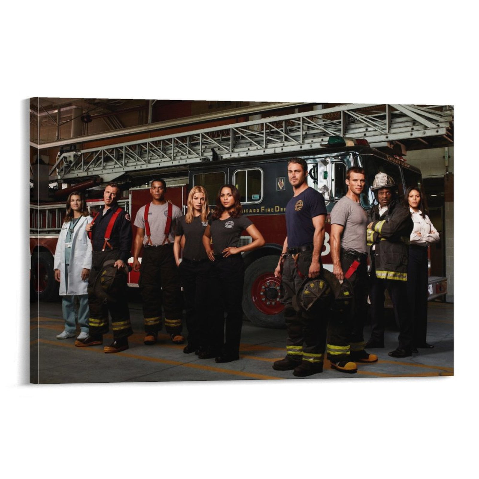 TV Show Collection Chicago Fire Poster Artworks Canvas Poster Room ...