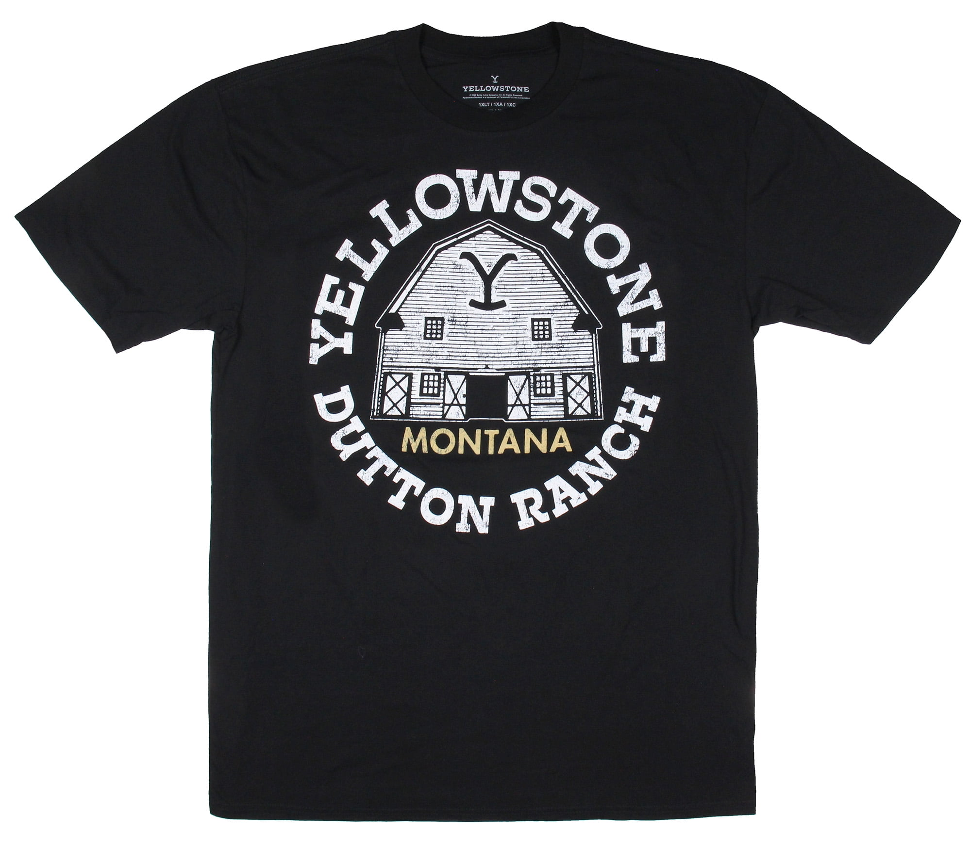 TV Show Mens' Dutton Ranch Barn Design Big and Tall T-Shirt - Walmart.com