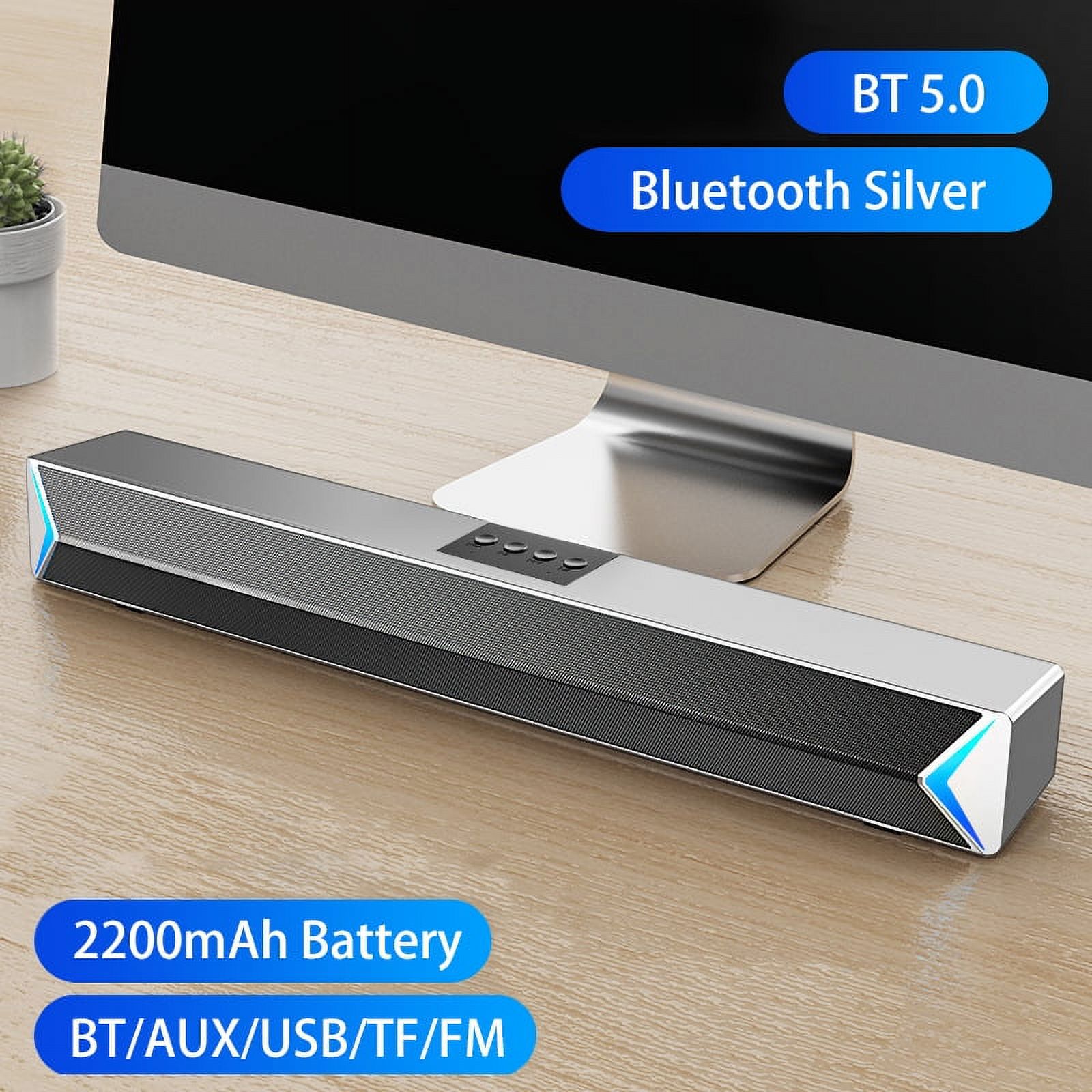 TV Sound Bar AUX USB Wired Wireless Bluetooth Speaker Home Theater FM ...