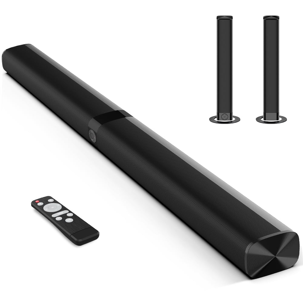 KY8000 31-inch Surround Music Theatre Sound Bar, 50W Split Soundbar ...